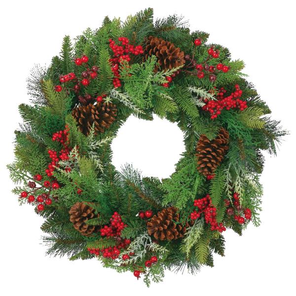 【商品仕様】(素材)直径60 (ポリエチレン・スチロール・自然素材)※単位はセンチ(2024AWasc)( 15_asoh )( allp5 )( chrsmstr ) クリスマス クリスマスインテリア クリスマスアレンジ 装飾 人工植物 ...