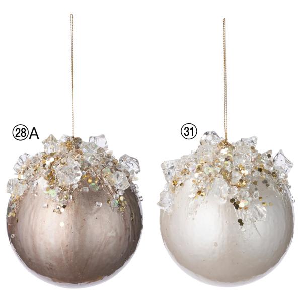 【商品仕様】（素材）※単位はセンチ直径10 (プラスチック)( 2025AWasc )( allp5 )( omt )( gltzintr )( 15_asoh )( allp5 ) クリスマスボール オーナメントボール グリッター ラメ ...