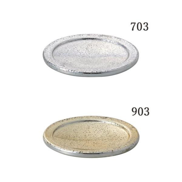 【商品仕様】径10cm高さ1cm内寸7.5cm素材：ガラス・メッキ仕上※三つ足の商品です。【お伝えしたいこと】※製法上、模様の出方・発色に個体差があります。 台 皿.ソーサー お皿 花瓶 コンポート インテリア 花資材 花器 ベース アレン...