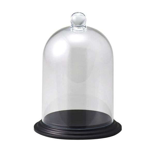 【商品仕様】（素材）直径17cm 高さ22cm(ドーム:直径13.5cm 高さ20.5cm)(台:直径17cm 高さ2cm)（素材：ポリカーボネート・メラミン）※食器としてお使いいただけます。 透明 花瓶 コンポート インテリア 丈夫 割れ...