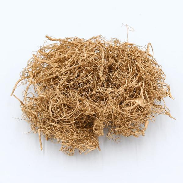 【商品仕様】1袋(約40g)インド産( allp5 )(10_dras)( 40per )アレンジメントの下地を隠すのに使いやすいモス。ゴールドのカーリーモスは、クリスマスやお正月のアレンジに特にぴったりです。ガラスのボトルに詰め込んで飾っ...