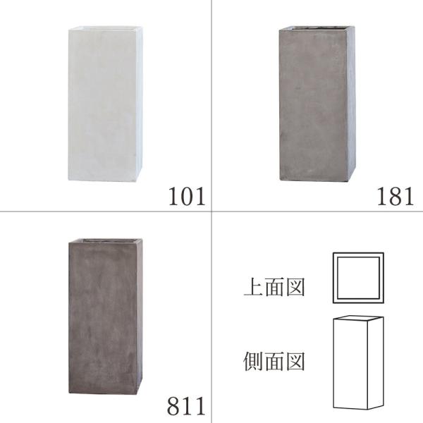 【商品仕様】32cm角高さ70cm内寸:27cm角容量:65Ｌ8号鉢対応【お伝えしたいこと】※長く使用することで退色し、自然な風合いなります。※表面の色ムラやラフな仕上げによりナチュラルな風合いを出しています。※全て底面に穴あき、直植えが可...