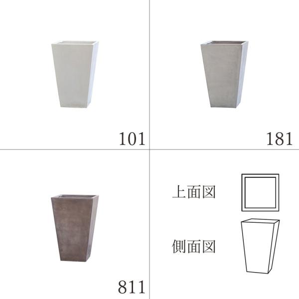 【商品仕様】32cm角高さ46cm内寸:28cm角容量:28Ｌ8号鉢対応【お伝えしたいこと】※長く使用することで退色し、自然な風合いなります。※表面の色ムラやラフな仕上げによりナチュラルな風合いを出しています。※全て底面に穴あき、直植えが可...