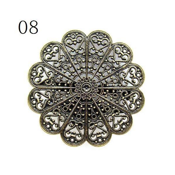 【商品サイズ】幅約5.5cm・クリップ長さ約4cm( allp5 )大きめのスカシ台なので多様なアレンジを楽しめます。ピンとクリップの2wayタイプ。 パーツ アレンジメント コサージュ ラッピング クラフト ギフト プレゼント フラワーア...