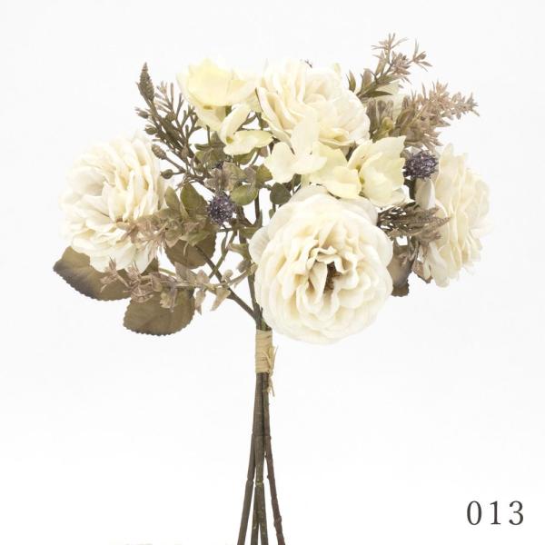 【商品仕様】(素材)花径8.5cm(ローズ)幅25cm全長33cm(ポリエステル・ポリエチレン)( allp5 )( bqet ) インテリア インテリアフラワー フェイクフラワー シルクフラワー インテリアグリーン フェイクグリーン アー...