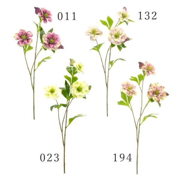 【商品仕様】(素材)花径9~10cm全長64cm(ポリエステル・ポリエチレン)( allp5 )( wntrflw ) クリスマスローズ アーティフィシャルフラワー ヘレボラス ニゲル インテリア インテリアフラワー フェイクフラワー シル...
