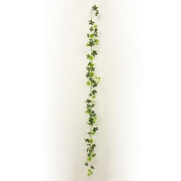 【商品仕様】(素材)全長140cm(ポリエステル・ポリエチレン)( allp5 ) シュガーバイン ガーランド フェイクグリーン リーフ 葉物 インテリア 壁面緑化 ウォールグリーン パーツ アレンジメント インテリアフラワー フェイクフラ...