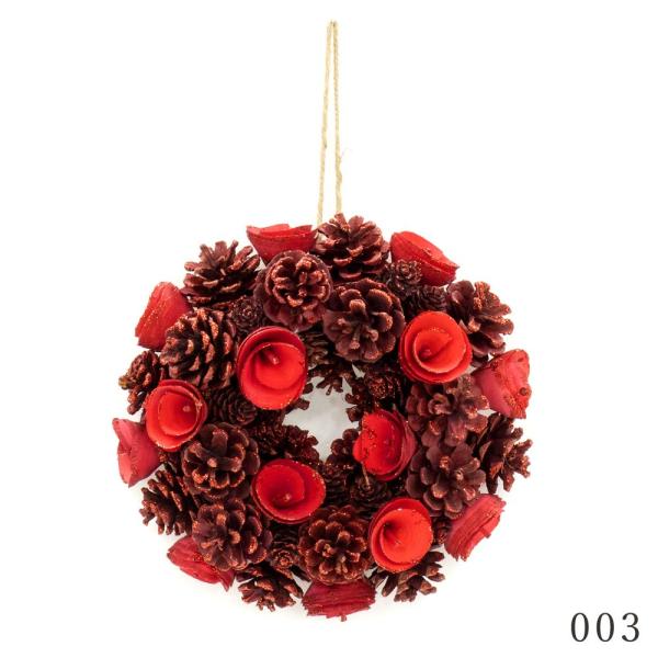 【商品仕様】(素材)直径25cm(天然素材)※グリッター商品です。( allp5 )( cmwrtr ) 造花 クリスマスリース スワッグ ハンガー ツリー クリスマスツリー もみの木 葉っぱ オーナメント インテリア 雑貨 ディスプレイ ...