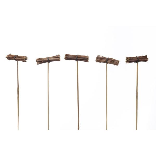 【商品仕様】1束（5本入り）全長約30cm【お伝えしたいこと】※木の実は自然素材の性質上、割れや欠け・潰れが含まれる場合があります。( 2025AW )( allp5 )( 15_asoh ) 花材 素材 材料 パーツ 小枝 茶色 ブラウン...