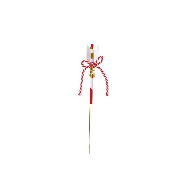 【商品仕様】(素材)パーツの高さ8.5cm全長30cm(紙・竹・ポリエステル・ポリエチレン・ナイロン・ポリプロピレン・ワイヤー・鈴)( allp5 ) 正月ピック 迎春ピック 造花 シルクフラワー イミテーション アーティフィシャルフラワー...