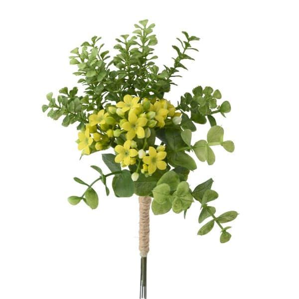 【商品サイズ】花径 1.5cm全長 19cm( 10_202308 )( allp5 ) 花冠 髪飾り インテリア インテリアフラワー フェイクフラワー シルクフラワー インテリアグリーン フェイクグリーン アートフラワー イミテーション ...