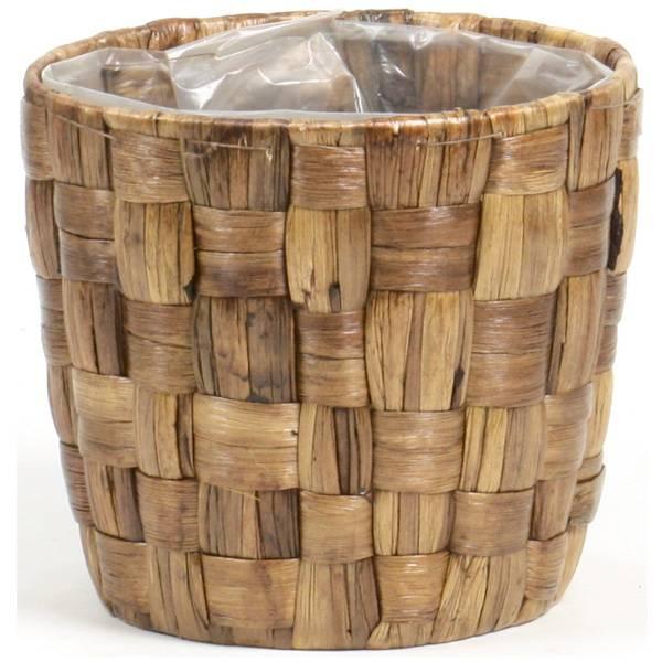 【商品サイズ】※単位はセンチφ18.5×16H(内寸φ17.5×15.5H)【鉢規格・オアシス使用サイズの目安など】ダ鉢5号用 バスケット 鉢 ポット プランター インテリア 花資材 花器 ベース アレンジ 安い 装飾 フラワーアレンジメン...