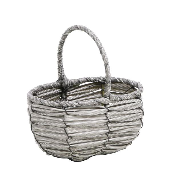 【商品仕様】13.5x10x高さ7.5x持ち手含む全長15cm内寸12×8.5×高さ6.5cm バスケット 花かご インテリア 花資材 花器 ベース アレンジ 安い 装飾 フラワーアレンジメント 土台 母の日 結婚式 クリスマス 正月 ハロ...