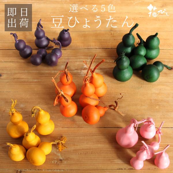 【商品仕様】実の全長：約4.5〜6cm実径約2.5〜4cmヘタの長さはまちまちです。5個入り(15_asoh)( allp5 )( 2026AW )( nwyrdry )ころんとした形が可愛らしい豆ひょうたん。和のインテリアとして飾ったり、...