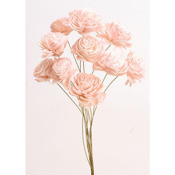 【商品仕様】全長約25cm花径約4cm1束10本入り※すべて手作業で製造しているため、表記のサイズよりも小さいものが混じる場合がございます※ハンドメイドフラワーとは※木の実や皮、茎などの自然素材を組み合わせて作ったお花です。自然素材の温かみ...