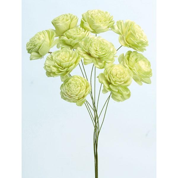 【商品仕様】全長約25cm花径約4cm1束10本入り※すべて手作業で製造しているため、表記のサイズよりも小さいものが混じる場合がございます※ハンドメイドフラワーとは※木の実や皮、茎などの自然素材を組み合わせて作ったお花です。自然素材の温かみ...