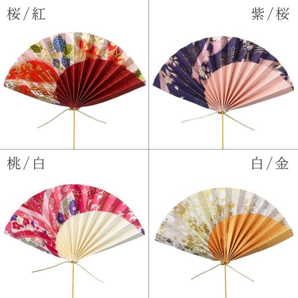 【商品仕様】(素材)(1)桜/紅、紫/桜、桃/白のサイズ幅13cm 高さ6.5cm 全長38cm(紙・水引・ワイヤー)(2)白/金のサイズ幅13.5cm 高さ7cm 全長39.5cm(紙・水引・ワイヤー)( nwyrmt ) 扇子 水引 縁...
