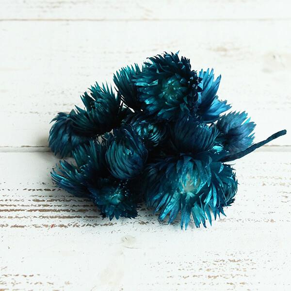 【商品サイズ】約20輪入り( allp5 )(10_dras)ハーバリウムやサシェ、レジンに使いやすいヘッドタイプのシルバーデイジーです。( bluepp ) シルバーデージー 花材 素材 材料 パーツ ドライフラワー スワッグ ブーケ ド...