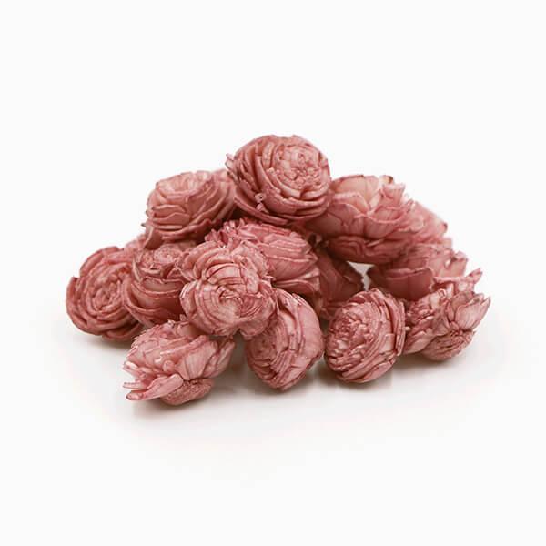 【商品仕様】花径 約1~2.5cm約20個【お伝えしたいこと】こちらの商品はタイなどの水田で育てられている植物を原料としているため一部に素材のままの茶色い部分が残っている場合があります。※すべて手作業で製造しているため、表記のサイズよりも小...