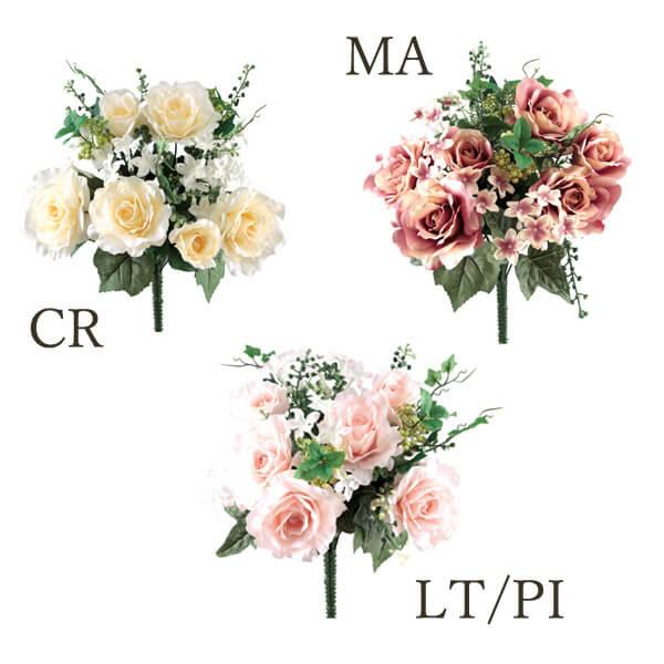 【商品サイズ】全長45cm 花径5~12cm( allp5 )( bqet ) 花束 ブーケ バラ 薔薇 ローズ インテリア インテリアフラワー フェイクフラワー シルクフラワー インテリアグリーン フェイクグリーン アートフラワー イミテ...