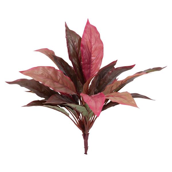 【商品仕様】(素材)全長38cm　葉長13〜20cm（ポリエステル・ポリエチレン・ワイヤー）( allp5 )( clrgrn ) ドラセナ 観葉植物 壁面緑化 ウォールグリーン インテリア フェイク パーツ インテリアフラワー フェイクフ...