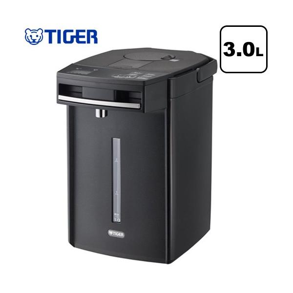 PIM-H300-KE 電気ケトル・ポット 蒸気レスVE電気まほうびん とく子さん 容量：3.0L 電気ポット 定格消費電力：700W  年間消費電力量：255kWh/年 アーバンブラック   【キーワード】TIGER / 魔法びん / 魔...