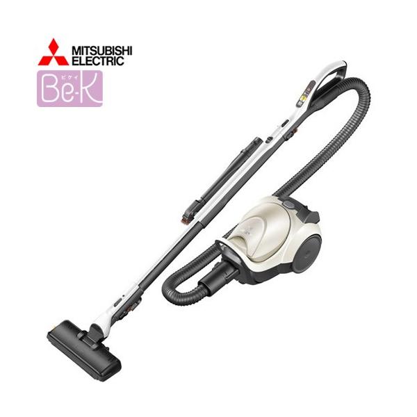 TC-FD2F-N 掃除機 Be-K ビケイ プレミアムタイプ 1.5L 紙パック式 キャニスター 電源コードの長さ：5m 自走式パワーブラシ ホワイトゴールド   【キーワード】MITSUBISHI / クリーナー / Be-Kシリーズ ...