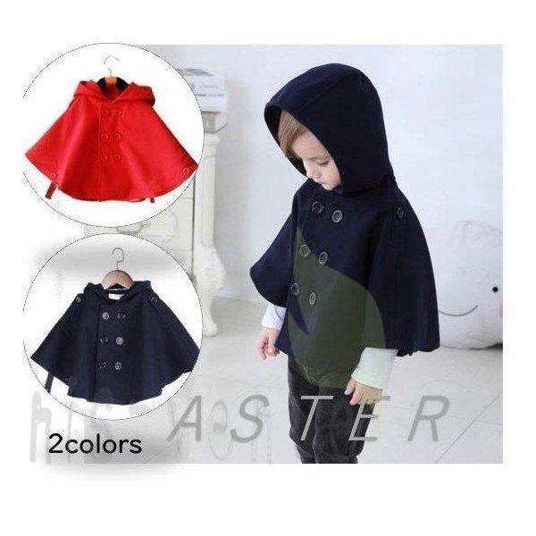 製品仕様■商品名子供服 ベビー キッズ ポンチョ 男の子 女の子 コート ケープ アウター 防寒 通園 通学 フォーマル 秋冬■サイズ 90-140 160F■カラー＃１裏地ありネイビー　＃２裏地ありレッド　＃３裏地なしネイビー　＃４裏地な...