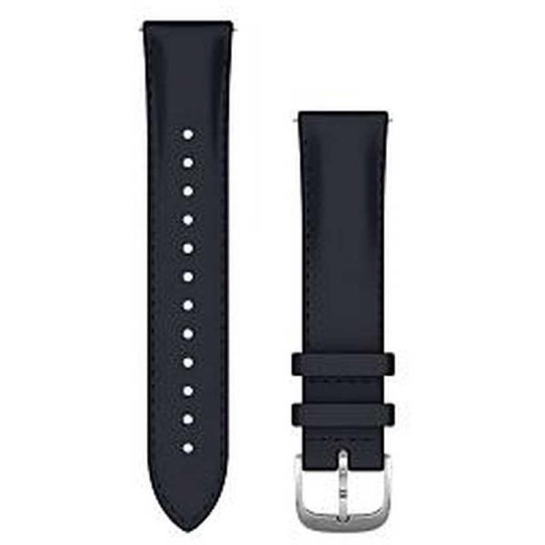 【発売日：2019年10月23日】GARMIN ガーミン 1-12924-6 2mm Italian Leather NAVY Quick Release Silver バンド　kojima　コジマヤフー　コジマ電気