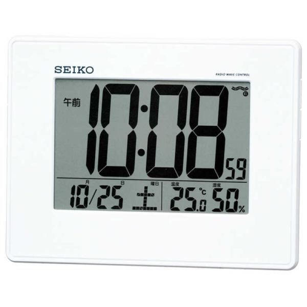 【発売日：2013年09月06日】SEIKO セイコー 時計 電波目覚まし時計めざまし時計アラーム置き時計おしゃれ 子供部屋 寝室 卓上 朝 昼 夜SQ770Wコジマコジマ電気家電
