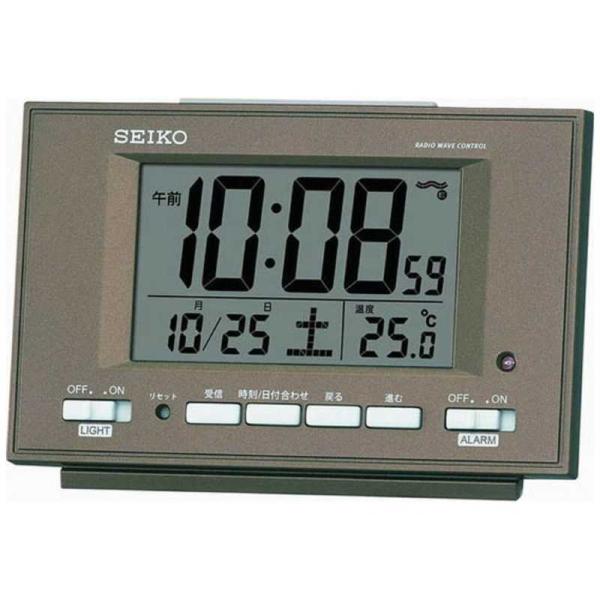 【発売日：2015年11月06日】SEIKO セイコー 時計 電波目覚まし時計めざまし時計アラーム置き時計おしゃれ 子供部屋 寝室 卓上 朝 昼 夜SQ778Bコジマコジマ電気家電