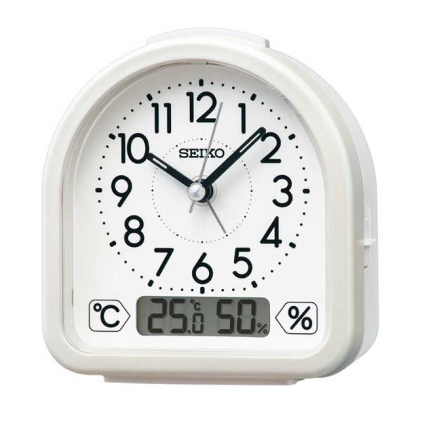 【発売日：2023年05月12日】SEIKO セイコー 時計目覚まし時計めざまし時計アラーム置き時計おしゃれ 子供部屋 寝室 卓上 朝 昼 夜KR522Wコジマコジマ電気家電
