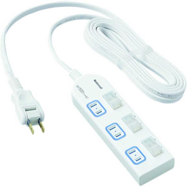 【発売日：2011年05月10日】電源タップ タップ 電源コンセント コンセント 電源 電源プラグ プラグ テーブルタップ WHA25334WP コジマ コジマ電気 家電