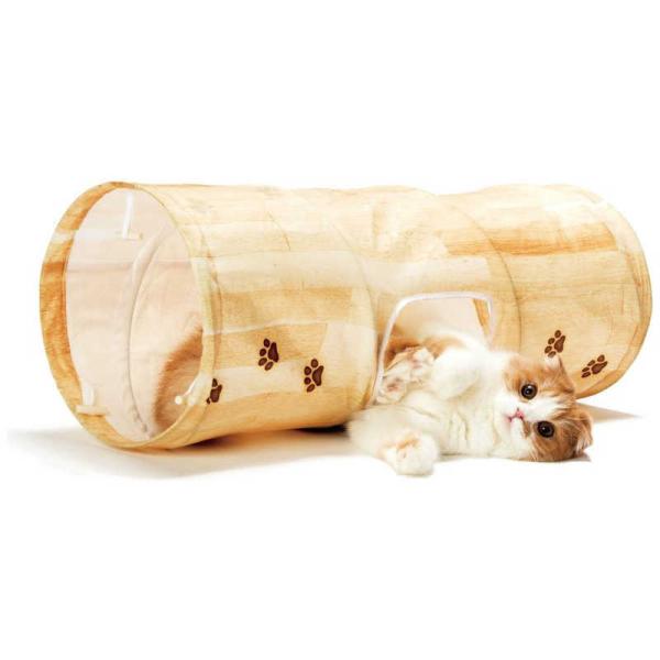 【発売日：2020年07月05日】ペット用品 猫用品 キヤットトンネルモクメガラ コジマ コジマ電気 家電