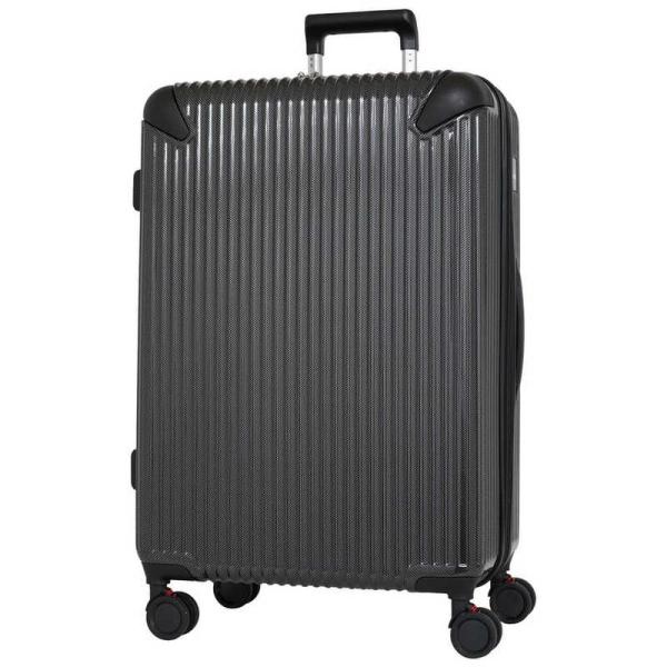【発売日：2023年06月30日】アウトドア 釣り 旅行用品 旅行用品 スーツケース キャリーバッグ カジュアルスーツケース ハードスーツケース ファスナータイプ 薄くたためる SP083668BKC コジマ コジマ電気 家電