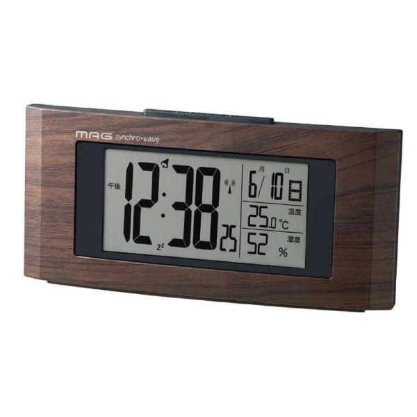 【発売日：2019年02月12日】時計 電波目覚まし時計めざまし時計アラーム置き時計おしゃれ 子供部屋 寝室 卓上 朝 昼 夜T743BRZコジマコジマ電気家電