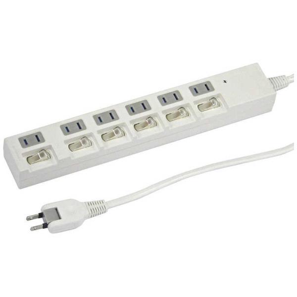 【発売日：2019年10月26日】YAZAWA ヤザワ 電源タップ タップ 電源コンセント コンセント 電源 電源プラグ プラグ テーブルタップ YZBKS663W コジマ コジマ電気 家電