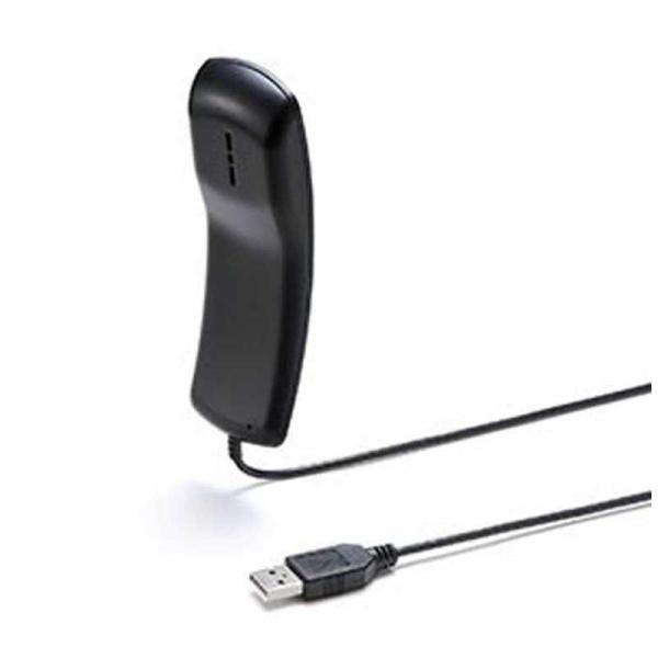 【発売日：2017年06月06日】MM-HSU6BK SANWA SUPPLY USB サンワサプライ ハンドセット ブラック　kojima　コジマヤフー　コジマ電気