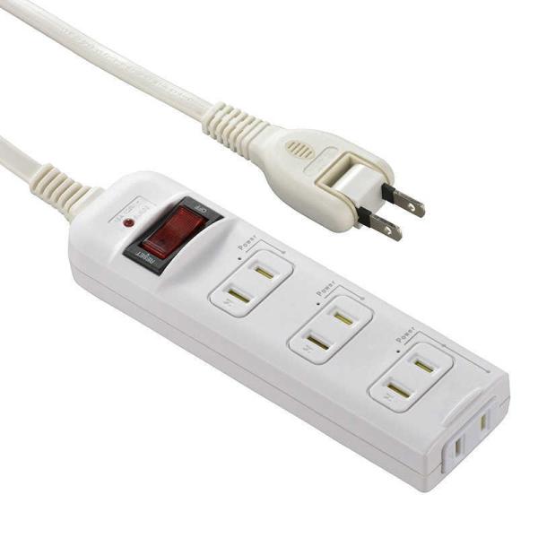 【発売日：2019年04月06日】電源タップ タップ 電源コンセント コンセント 電源 電源プラグ プラグ テーブルタップ HST43HJ3W コジマ コジマ電気 家電