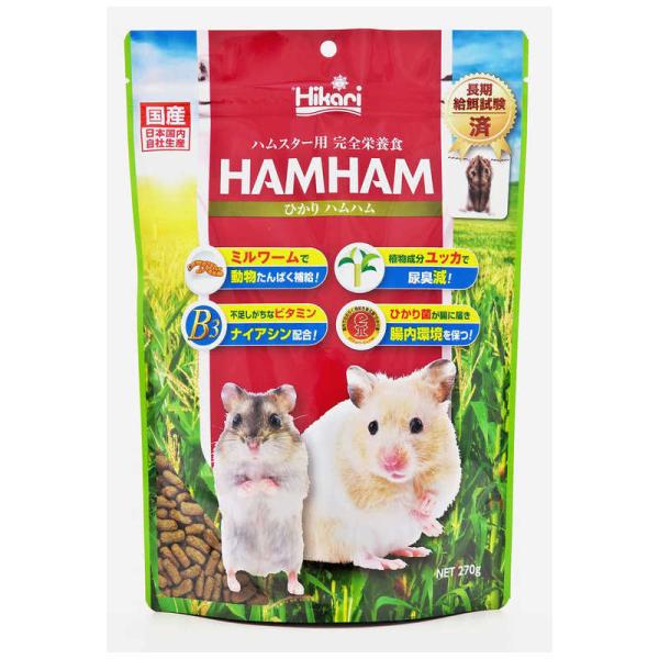 【発売日：2019年09月10日】ペットフード 小動物 ヒカリハムハム270G コジマ コジマ電気 家電