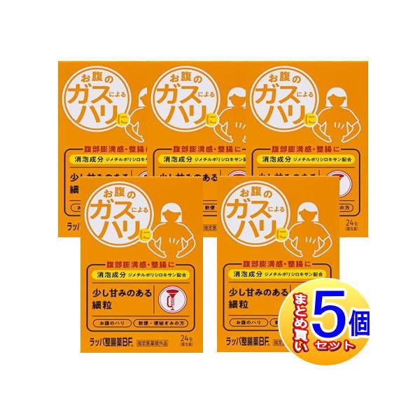 【5個セット】【指定医薬部外品】ラッパ整腸薬BF 24包【小型宅配便5set】