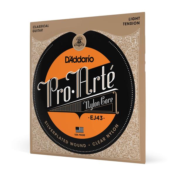 【商品名】　D'Addario ダダリオ クラシックギター弦 プロアルテ Silver/Clear Light EJ43 国内正規品 【商品説明】　・D'Addario Pro-Arte EJ43クラシックギター弦・Silver/Clear...