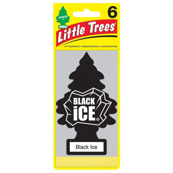 【商品名】　リトルツリー エアフレッシュナー Black Ice 6pac6枚セットLittleTree 芳香剤 ブラックアイス6枚組 【商品説明】　・リトルツリー(ブラックアイスの香り)6枚セット・最初にビニールから全部あけずに、上に切り...