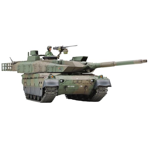 【商品名】　タミヤ 1/48 ミリタリーミニチュアシリーズ No.88 陸上自衛隊 10式戦車 プラモデル 32588 【商品説明】　・サイズ: 1/48スケール・対象年齢: キッズ・本体サイズ:全長199mm、全幅72mm・組み立て、塗装...