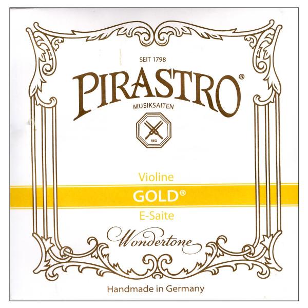 【商品名】　PIRASTRO Gold E線ループエンド ゴールド バイオリン弦E3158 【商品説明】　・どのバイオリンとも相性がよく、このE線のみを使用される方もおられます。・やわらかめのテンションで暖かく美しい音色です。・ゴールド 4...