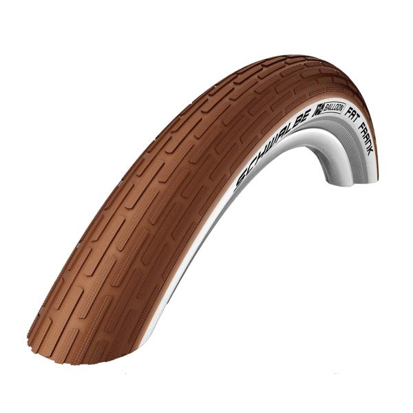 【商品名】　SCHWALBE(シュワルベ) 正規品ファットフランク 26x2.35 ブラウン/ホワイトウォール クリンチャータイヤ アーバン・街乗り 【商品説明】　・サイズ:26x2.35・重量:950g(カタログ値) 【サイズ】　高さ :...