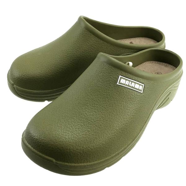 【商品名】　MALAMA サボサンダル EVA素材 (レディース 約23.0?23.5cm / カーキ) 女性用 軽量 アウトドア レジャー ガーデニン 【商品説明】　・【カラー】ブラック・カーキ・ブラウン・【スエード調生地のインソール】ス...