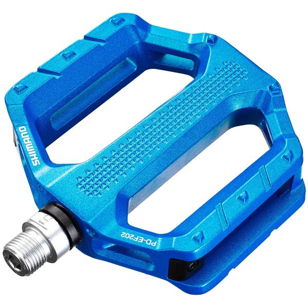 【商品名】　シマノ(SHIMANO) ペダル(フラット) PD-EF202 ブルー EPDEF202B 【商品説明】　・pd-ef202 ブルー epdef202b ブランド:シマノ シマノパートno:epdef202b jan:45501...