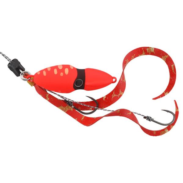 【商品名】　Jackall Lures JACKALL(ジャッカル) 鉛式ビンビンスイッチ 60g F-0280 ブライトオレンジ 【商品説明】　・Weight:60g・パッケージ重量:0.1kg 【サイズ】　高さ : 1.70 cm　横幅...