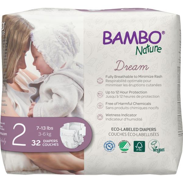 【商品名】　BAMBO Nature バンボネイチャー ドリーム テープタイプ XS （3kg?6kg） 32枚入り（bn16924） 【商品説明】　 【サイズ】　高さ : 11.91 cm　横幅 : 20.29 cm　奥行 : 22.30...